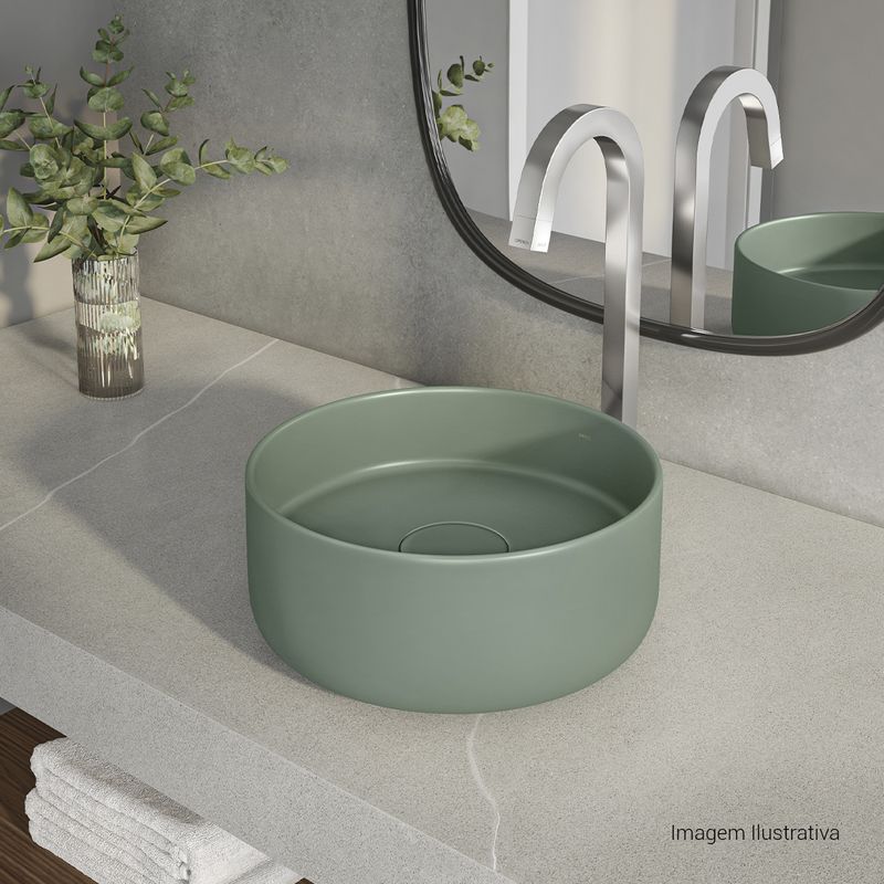 Cuba Redonda de Apoio 30 cm - Sálvia Cubas Slim | Deca